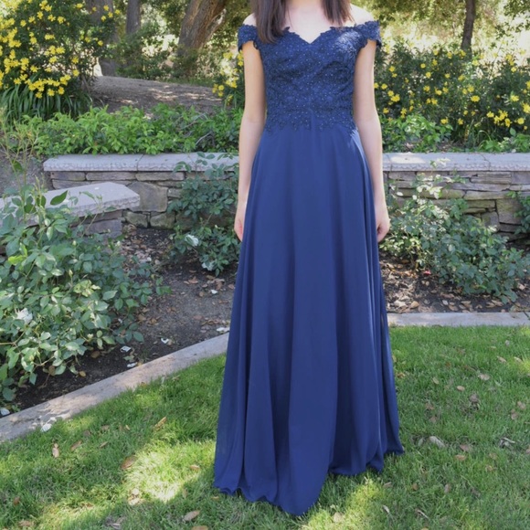 Dancing Queen | Dresses | Navy Blue Prom Dress | Poshmark